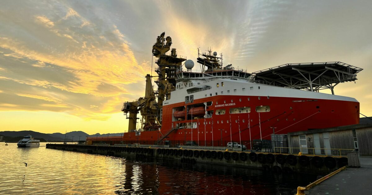 Normand Maximus – "A fantastic work platform" - VARD