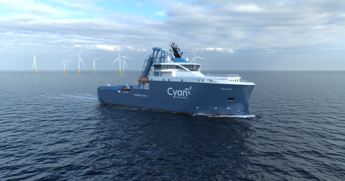 VARD appointed to design and build first SOV for Cyan Renewables - VARD