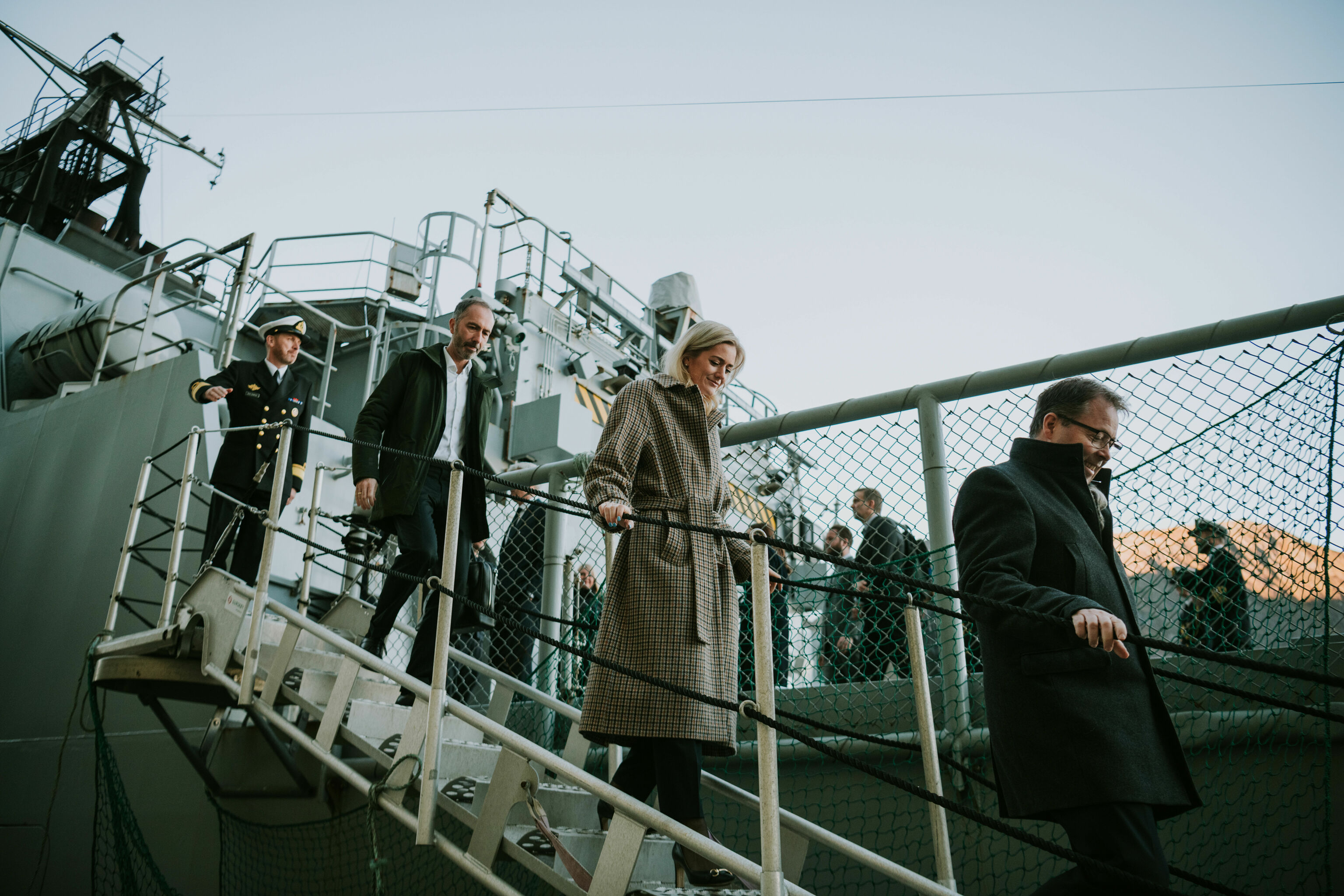 Naming ceremony of new Norwegian Coast Guard vessel at Vard Langsten - VARD