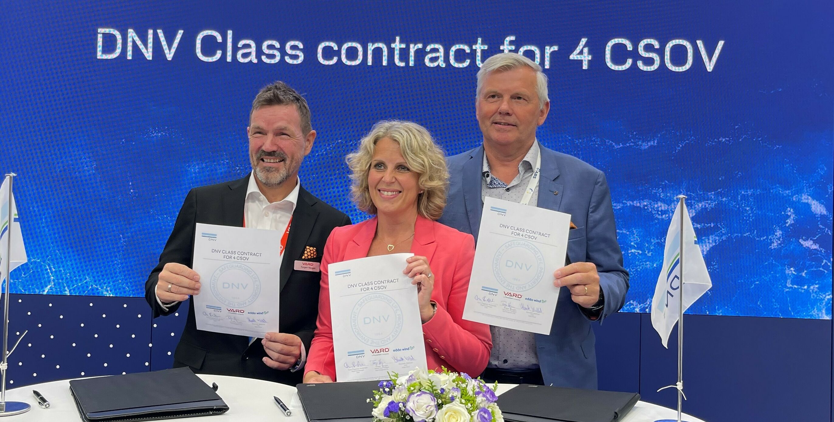 VARD signs classification contract for CSOVs with DNV and Edda Wind - VARD