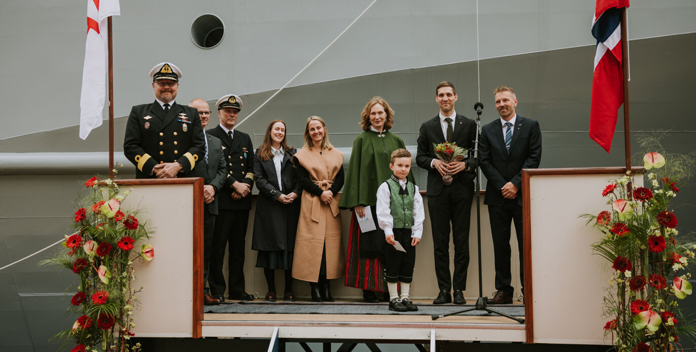 Naming ceremony for the coast guard vessel KV Hopen - VARD