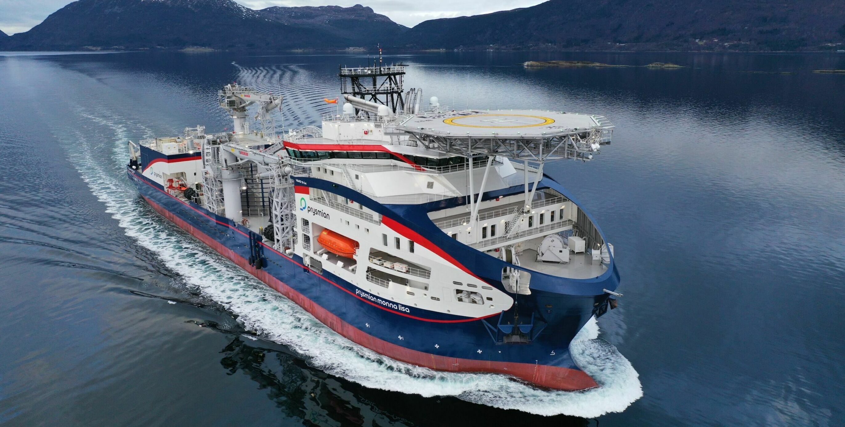 Prysmian Monna Lisa built by VARD awarded Ship of the Year 2025 - VARD